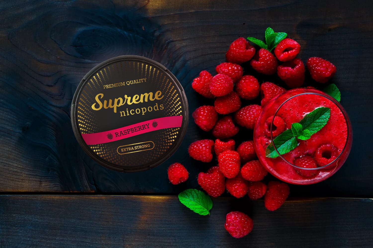 Supreme Raspberry 60mg | SnusBoys