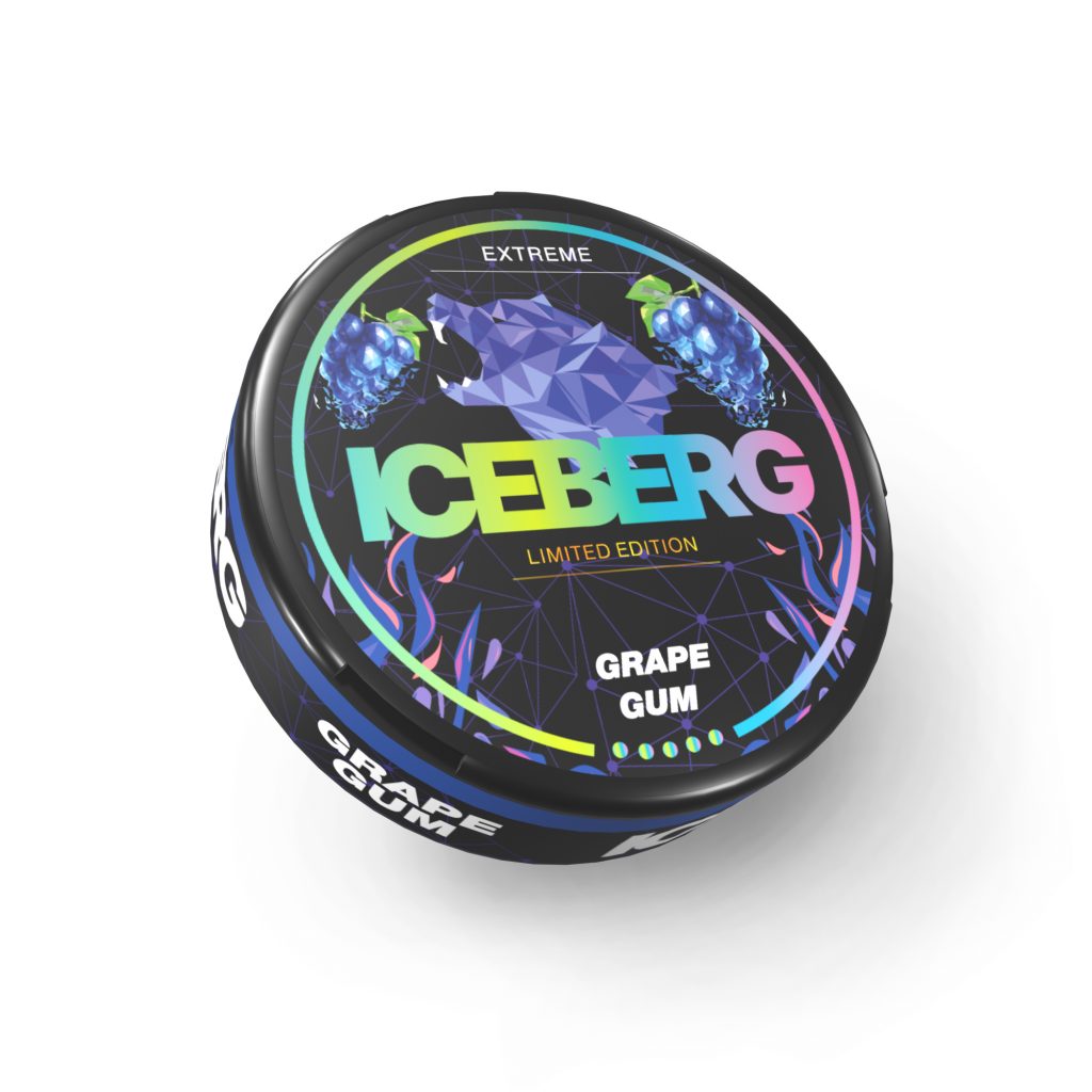 Get Iceberg Grape Gum Snus | Nicotine Pouch | SnusBoys